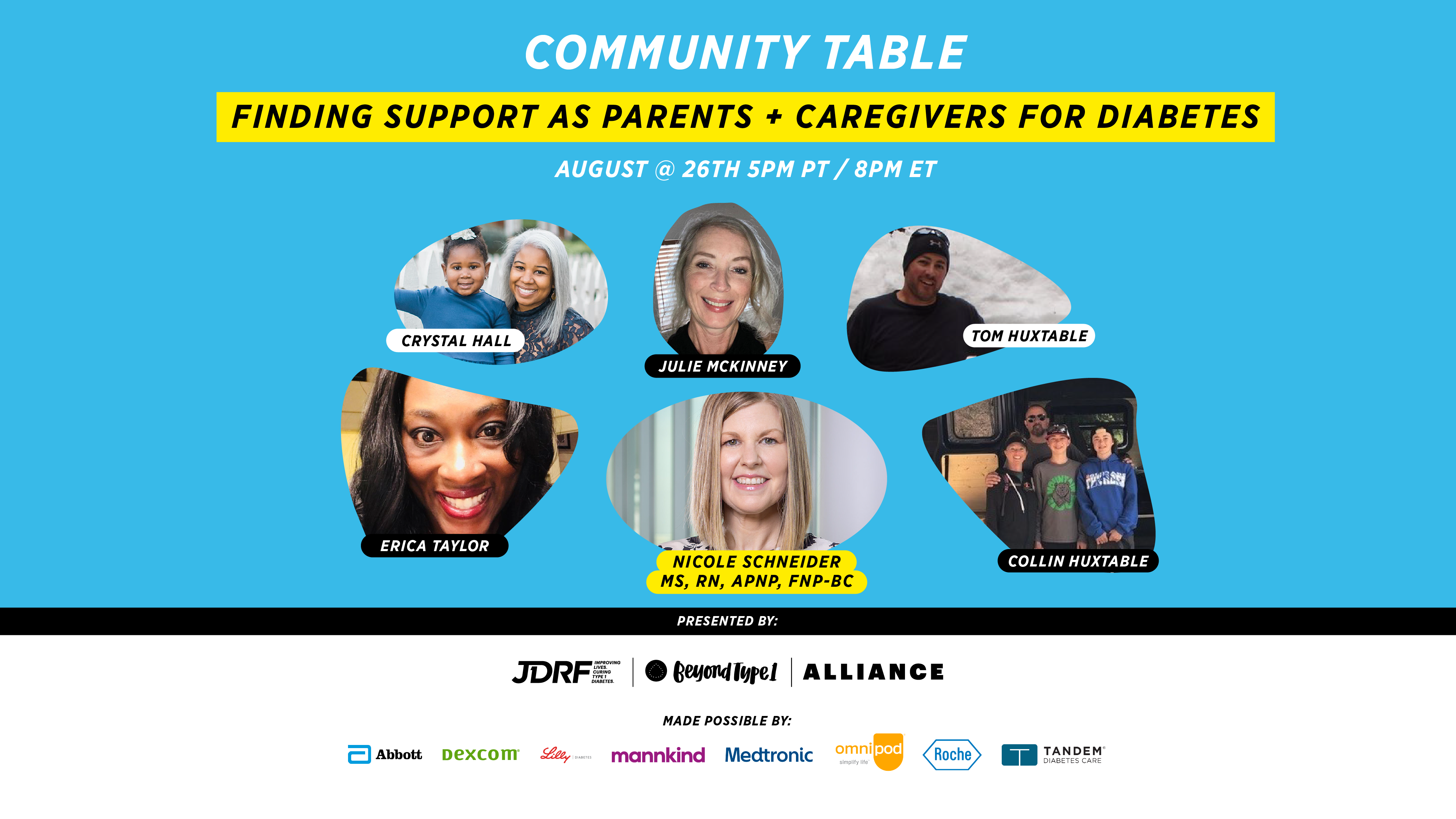 Community Table: Finding Support As Parents + Caregivers for Diabetes ...