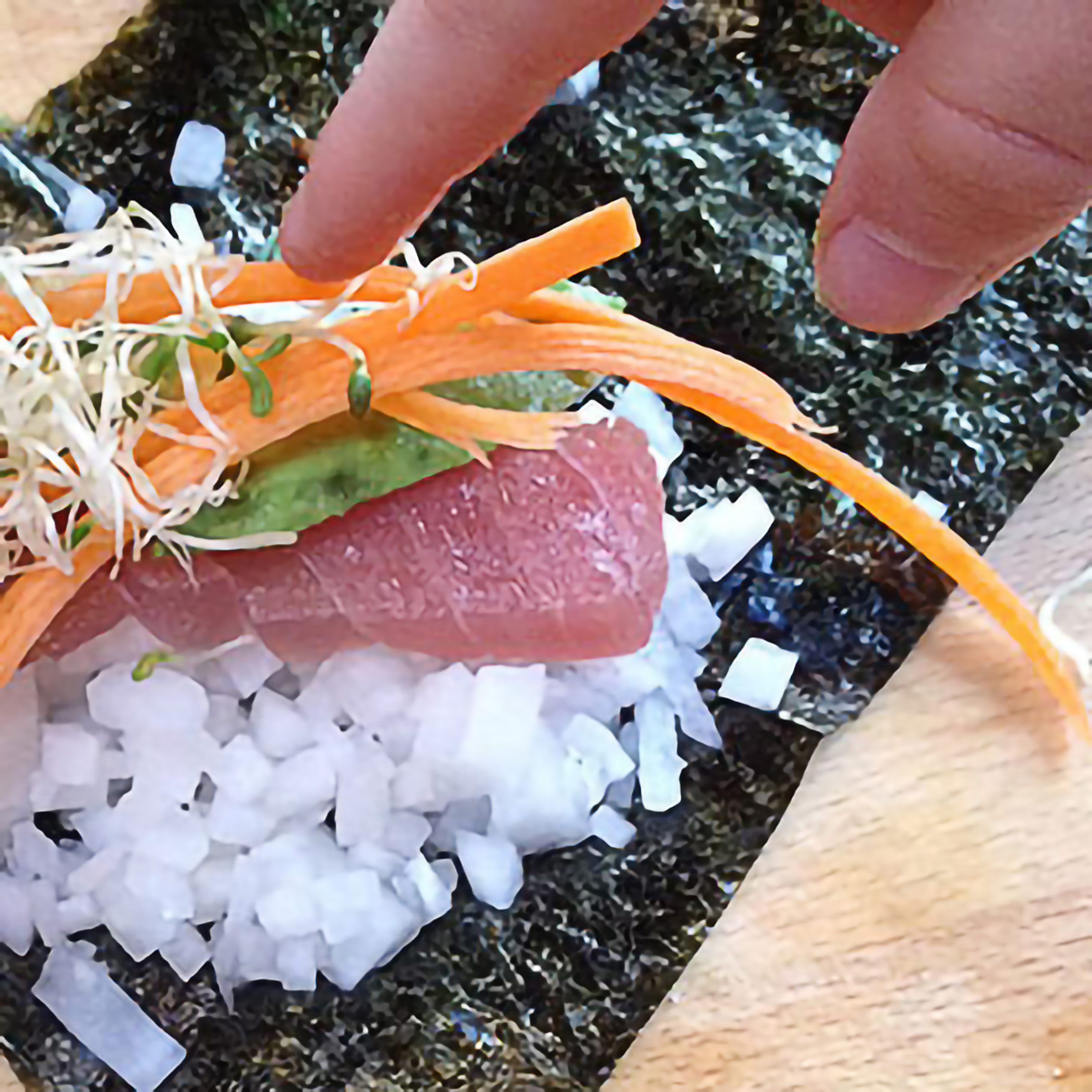 Low-Carb Daikon Temaki (Sushi Hand Rolls) | Beyond Type 1